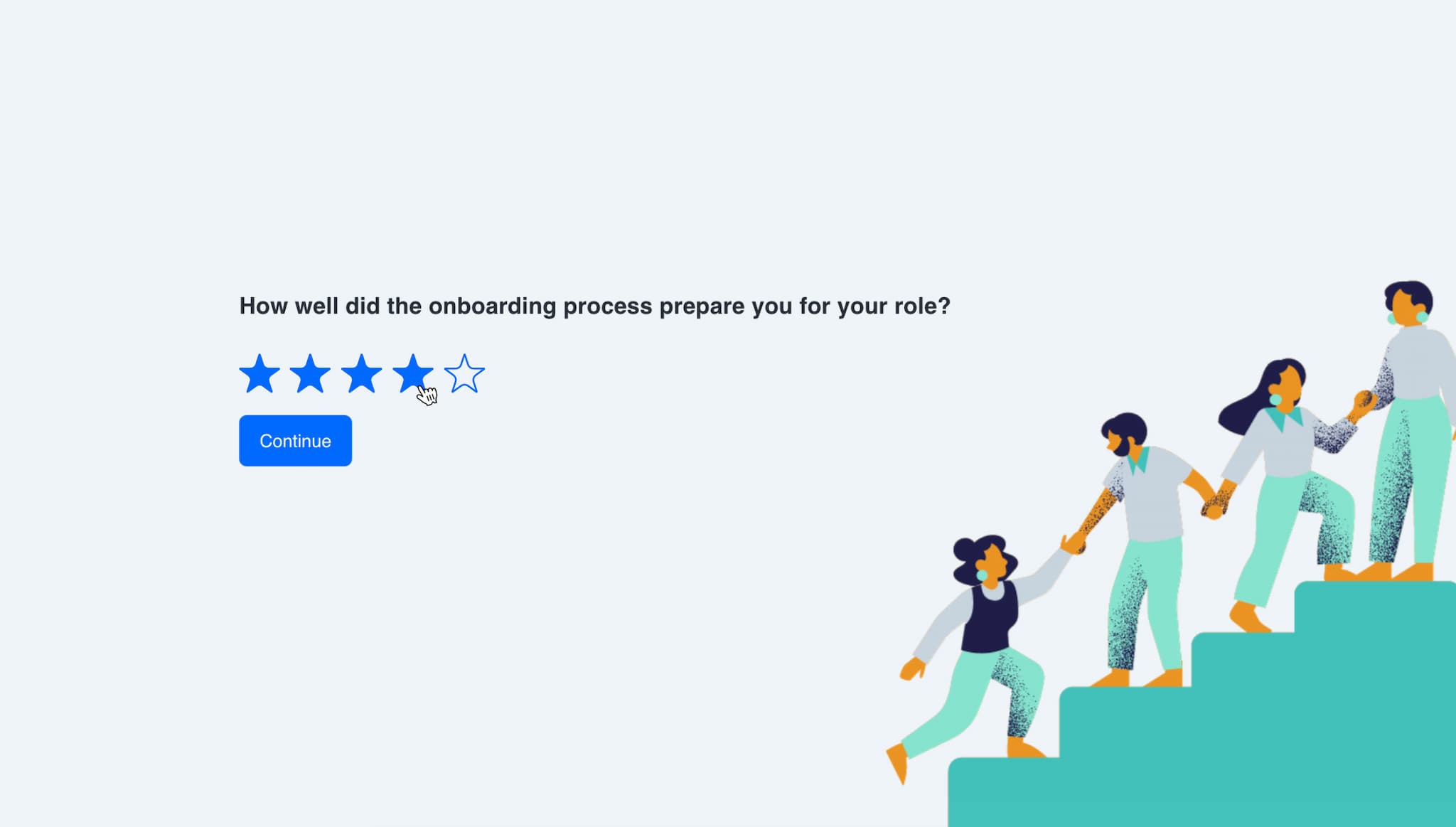 Employee onboarding survey template | Formaloo