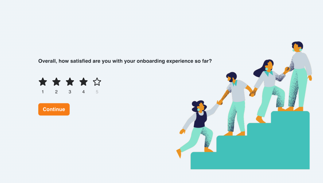 Employee onboarding survey template | Formaloo