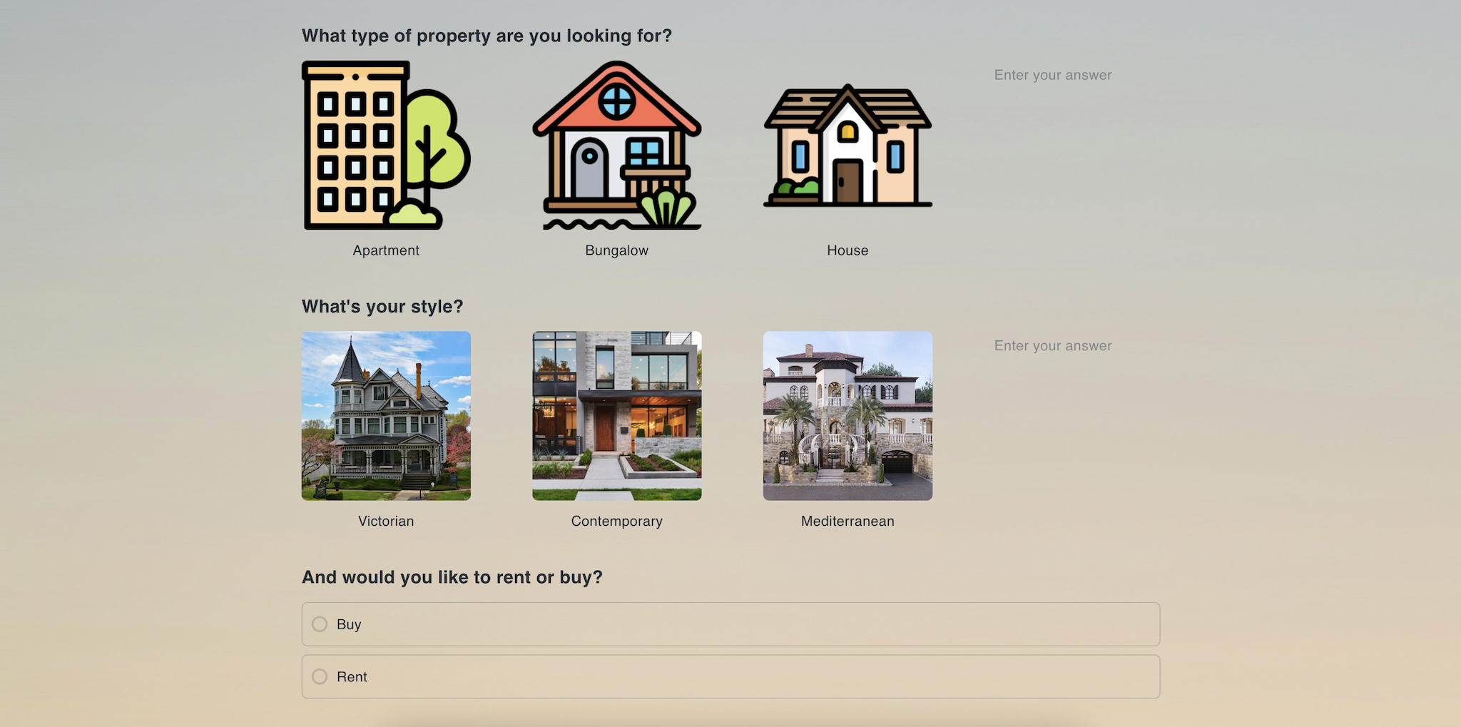 Property application form template | Formaloo