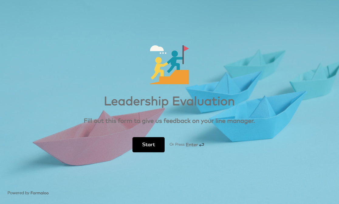 Leadership evaluation template | Formaloo