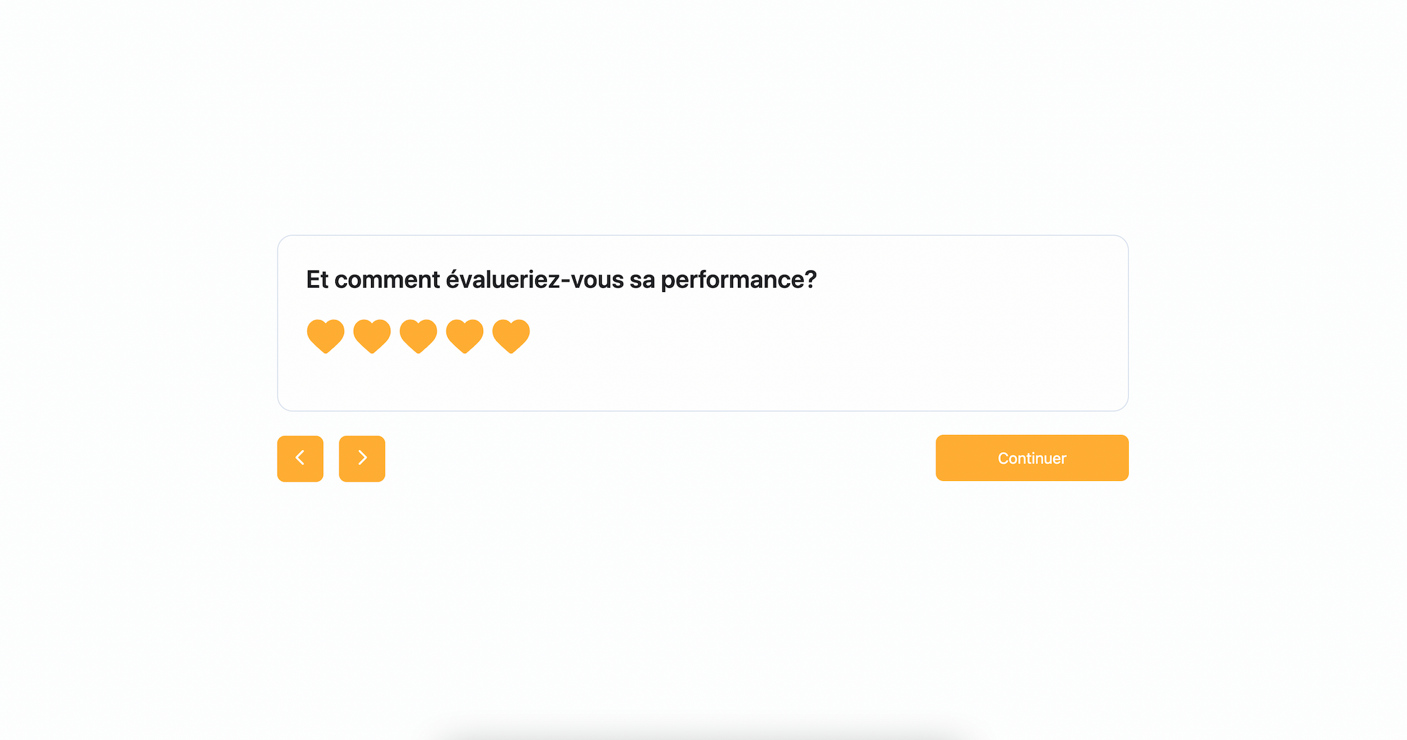 Questionnaire de satisfaction client template | Formaloo
