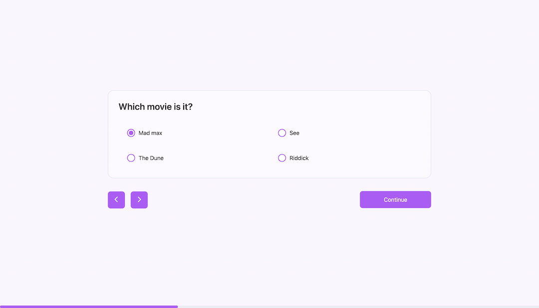 Conditional logic quiz template | Formaloo