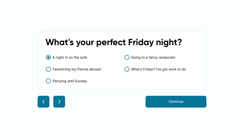 Personality quiz template template | Formaloo