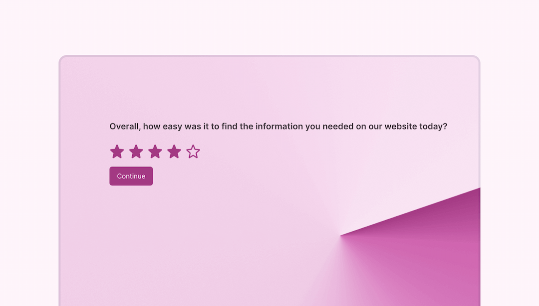 Customer engagement survey (CES) template | Formaloo