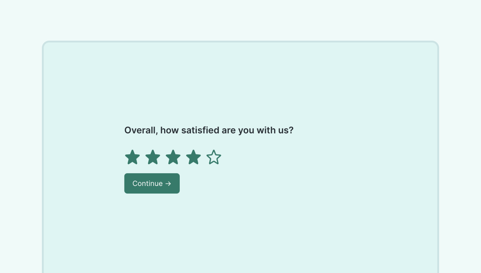 Customer feedback survey template | Formaloo