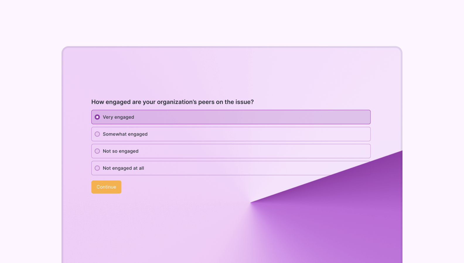 Corporate response to current events survey template | Formaloo