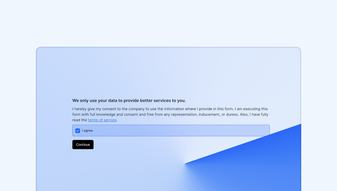 Contact form with consent template | Formaloo