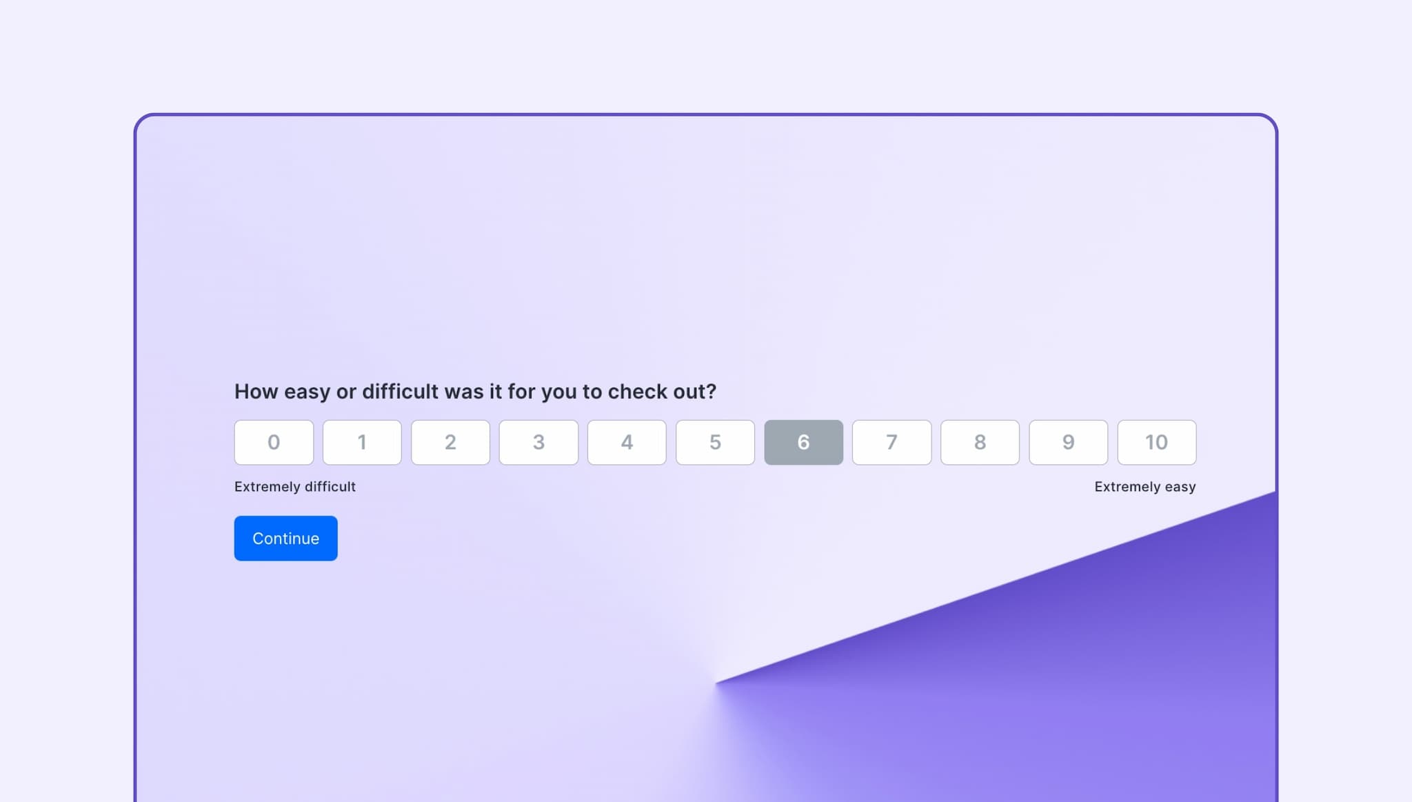 Store purchase feedback survey template | Formaloo